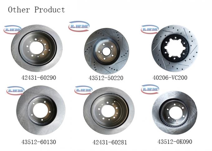 Metallic Car Brake Parts For Toyota Land Cruiser 1981 - 1987 OEM 42431 ...